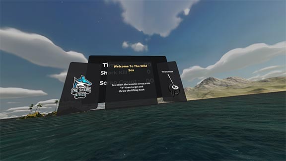 Shark Attack - VR Game Experience and Simulator - Riseup Labs