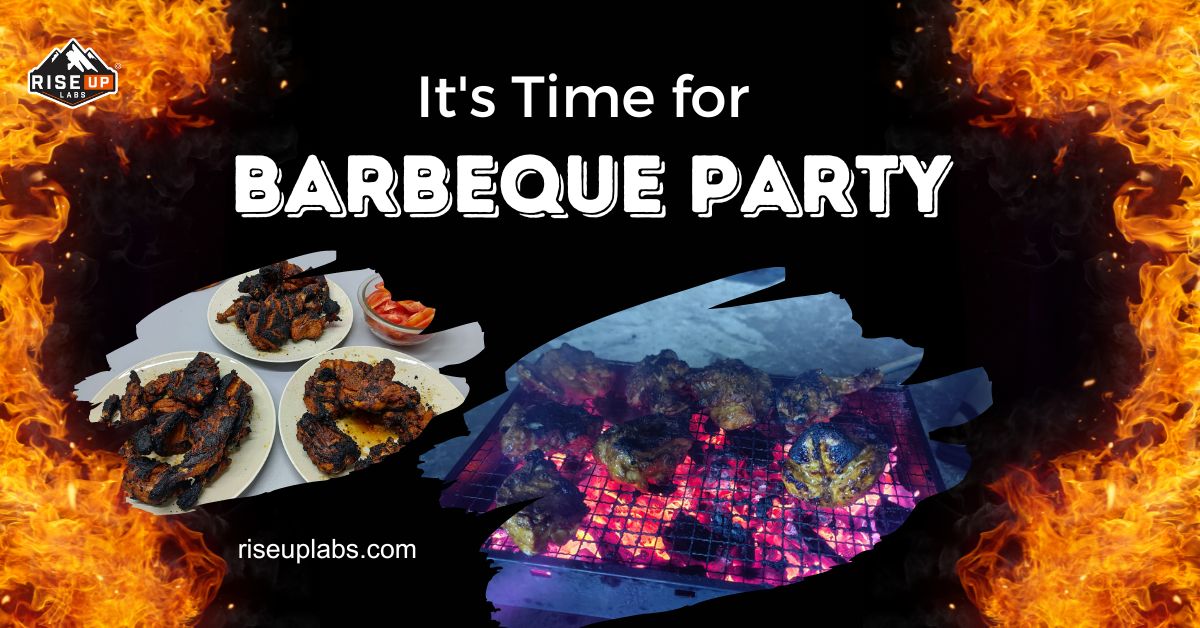 Team Riseup Labs Enjoying Barbeque Party to Have a Mental Health Break ...